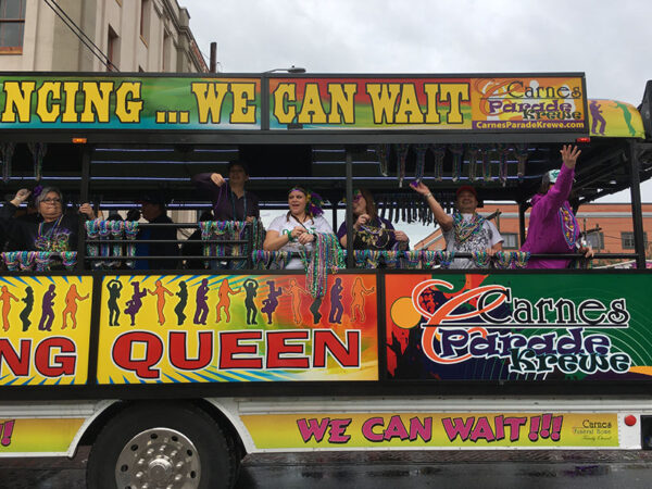 The Dancing Queen Float - Mardi Gras! Galveston